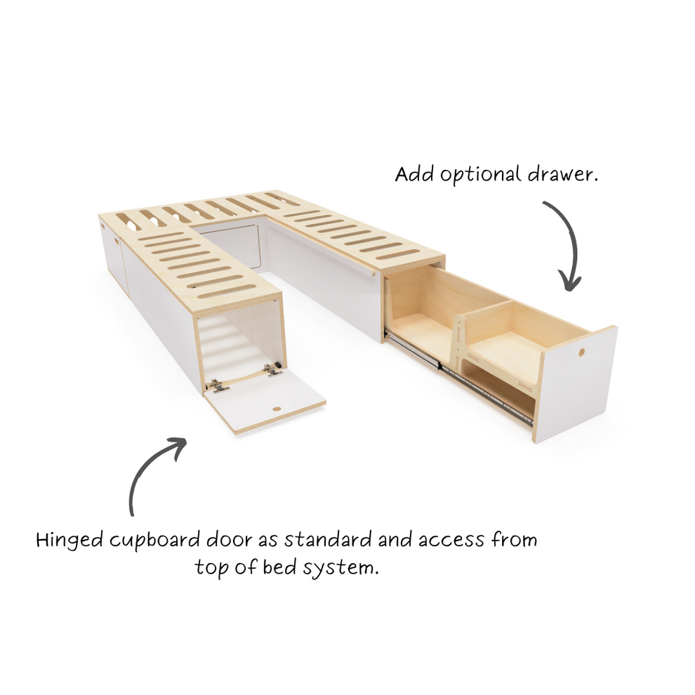 VW Caddy Pod Bed System – Seaside Campers