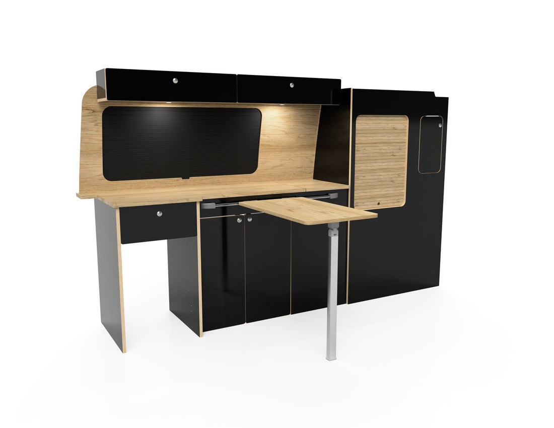 VW T5/T6 Slimline Campervan Kitchen Interior Unit – Seaside Campers